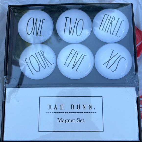 Rae Dunn | Other | Nib Rae Dunn Number Magnets | Poshmark